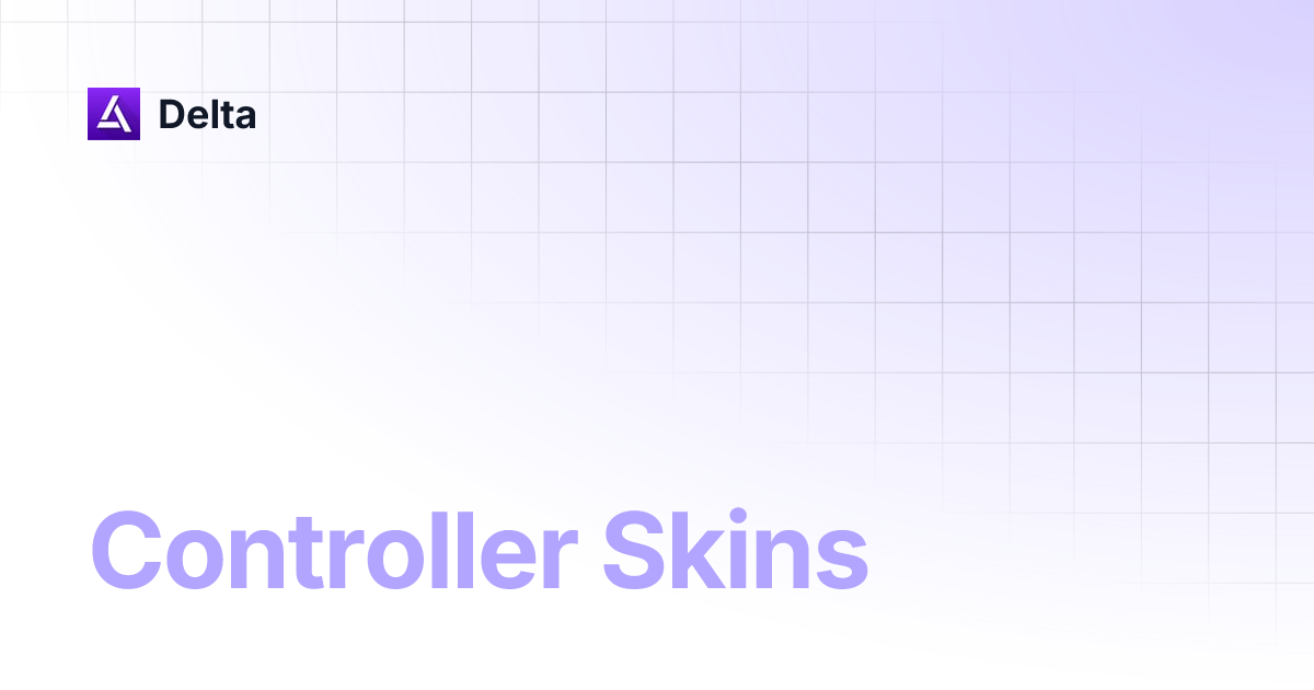 Controller Skins | Delta